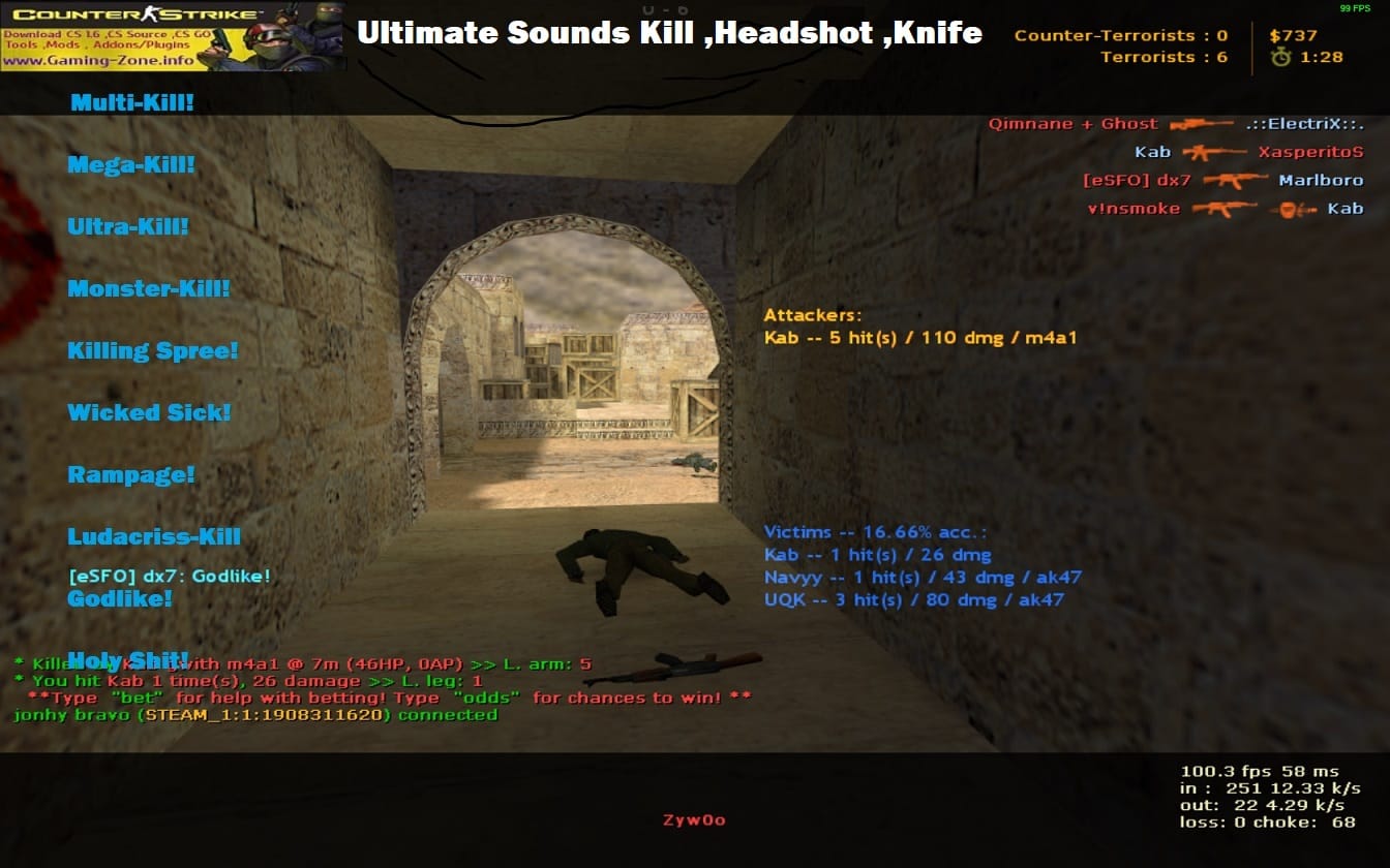 Ultimate Sound Kill ,Headshot , Knife - Gaming-Zone.info